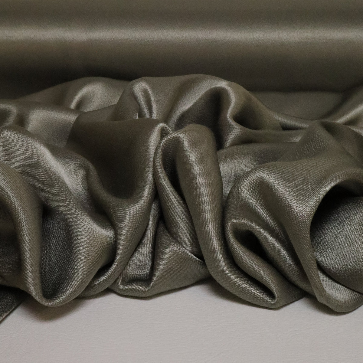 Crepe Back Satin - Lichen – Fabric Box