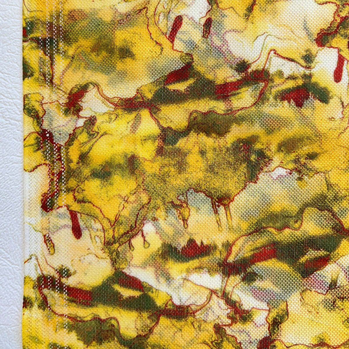 Printed Mesh - Morning Star Yellow – Fabric Box