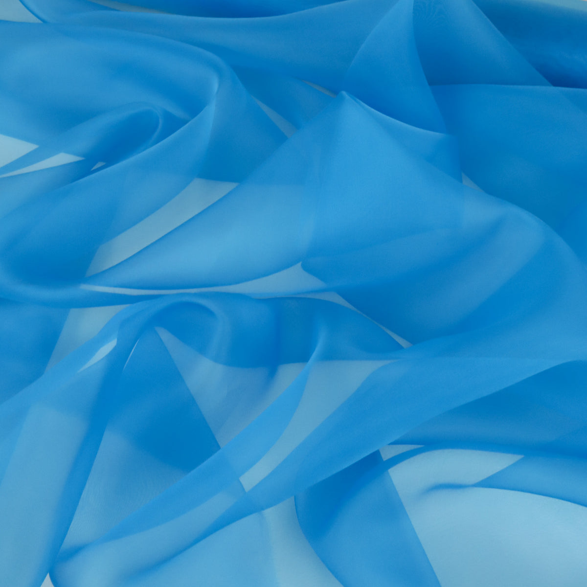 Silk Organza Deadstock - Bright Blue – Fabric Box