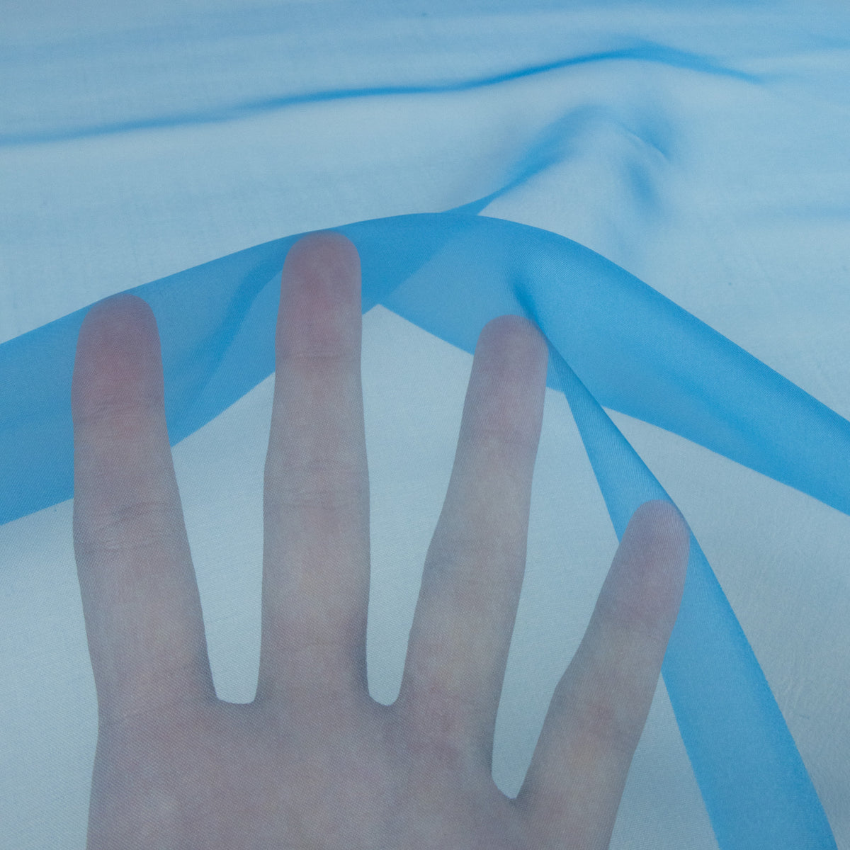 Silk Organza Deadstock - Bright Blue – Fabric Box