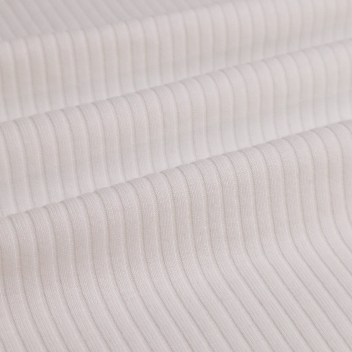 Wide Rib Knit - White – Fabric Box