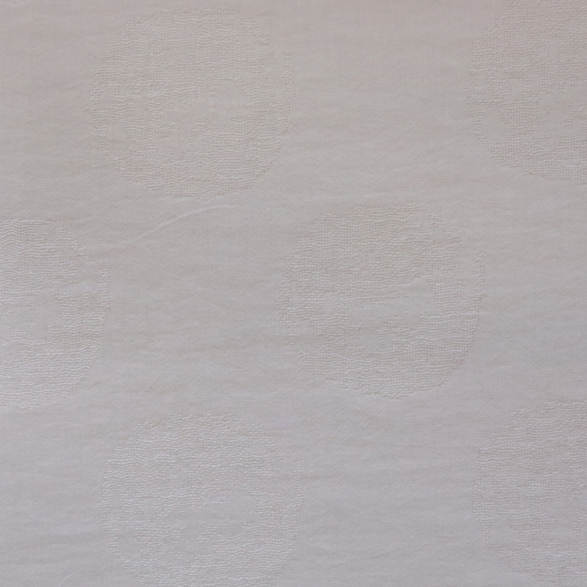 Linen Blend Woven Spot - Ivory – Fabric Box